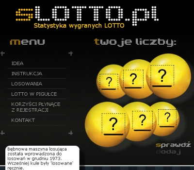 Slotto.pl – sprawdź czy Twoje liczby w lotka kiedyś wygrały… | PABLIK ...